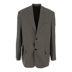 Balenciaga | Jackets & Coats | Balenciaga Men Brown Striped Jacket With ...